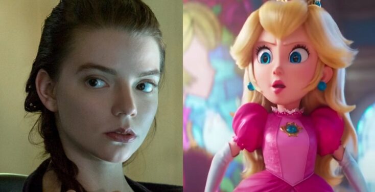 Anya Taylor-Joy Shows Off Princess Peach Cosplay At 'Super Mario Bros ...